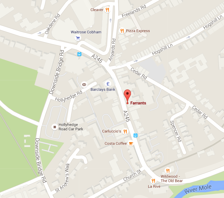 Contact Us - Farrants - In Cobham since 1896